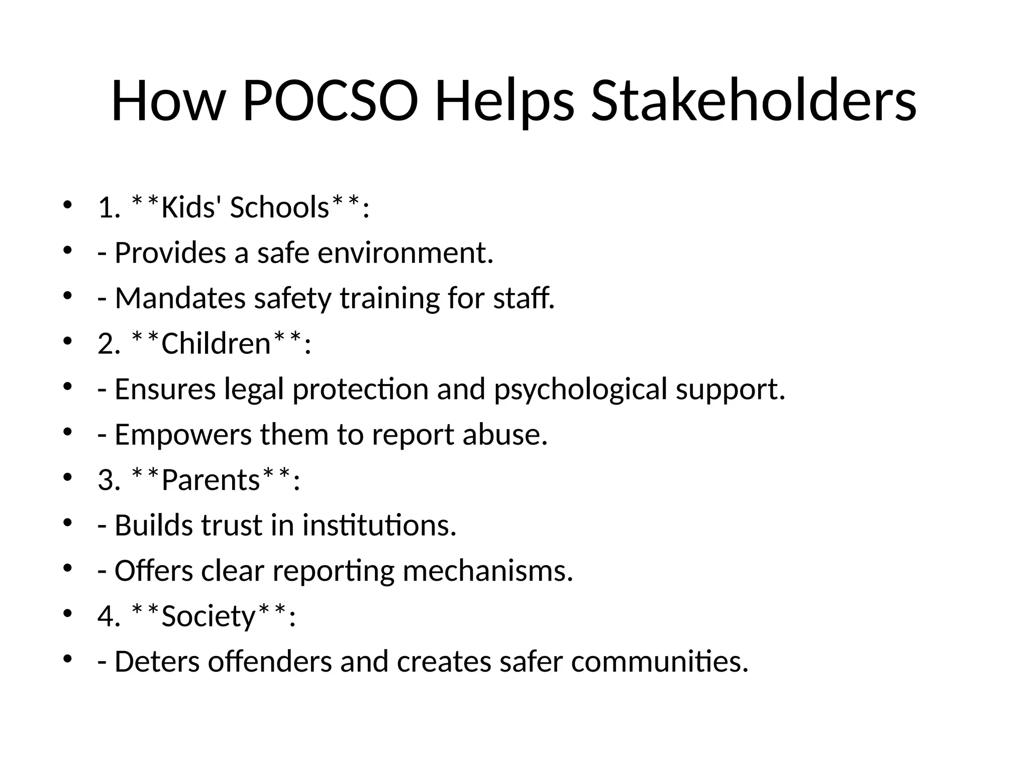 About POCSO how it helps school, kids, parents | PPTX