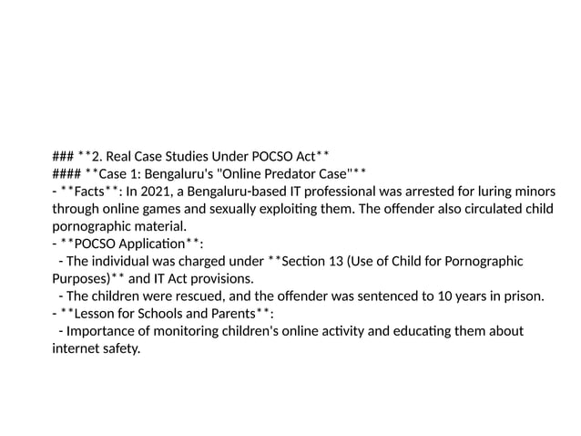 About POCSO how it helps school, kids, parents | PPTX