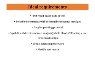 Point of care testing ( POCT) | PDF | Medical Tests | Medical Health