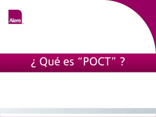 POCT: Point of Care Testing | PDF