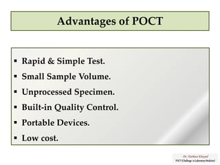 POCT (Challenges in laboratory medicine) | PDF