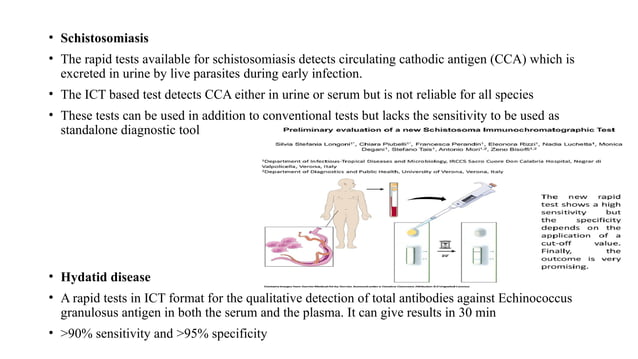 POCT in parasitology. .pptx | Infectious Diseases | Diseases and Conditions