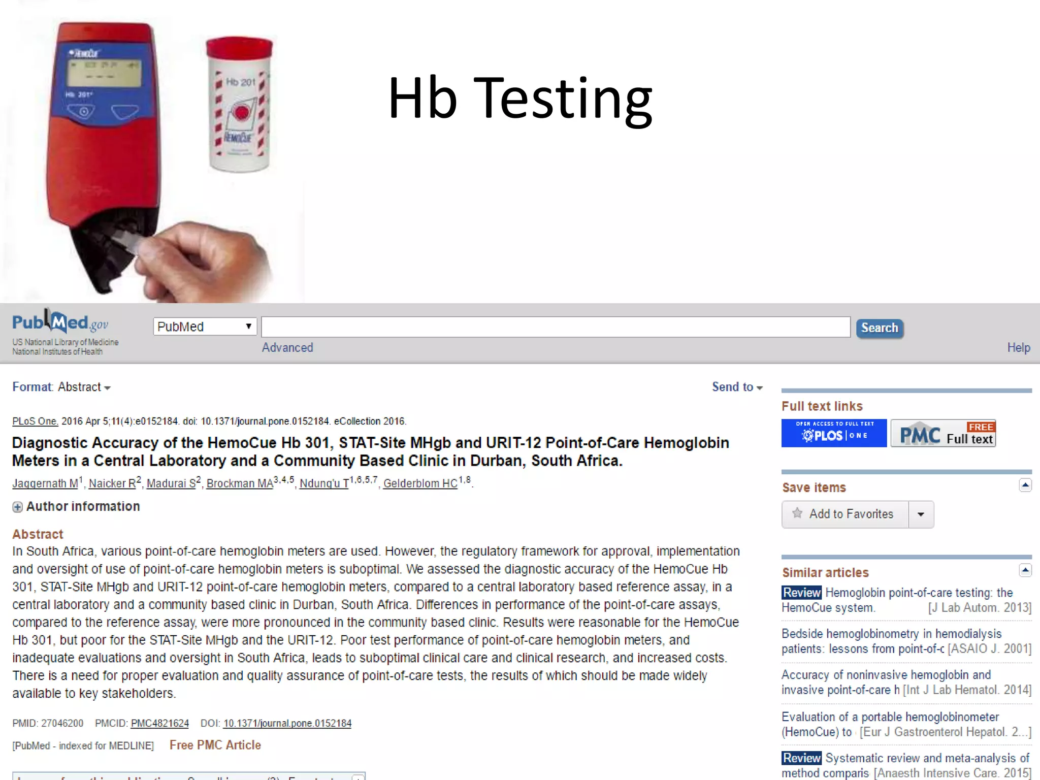 Poct in your pediatric OPD practice | PPTX