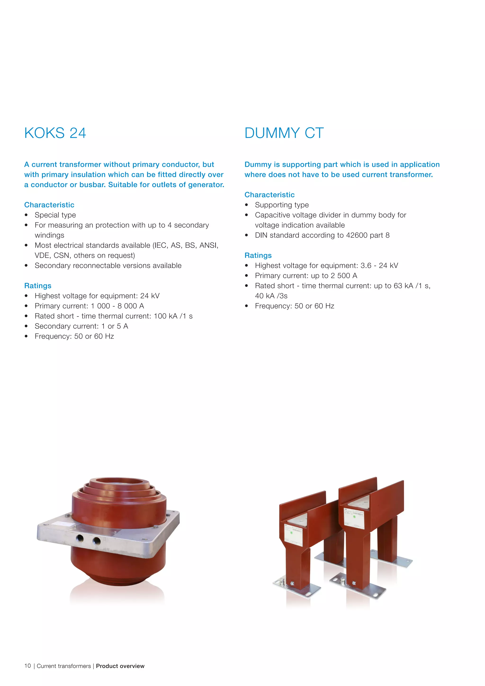 ABB Indoor Current & Voltage Transformers - Instrument Transformers For ...