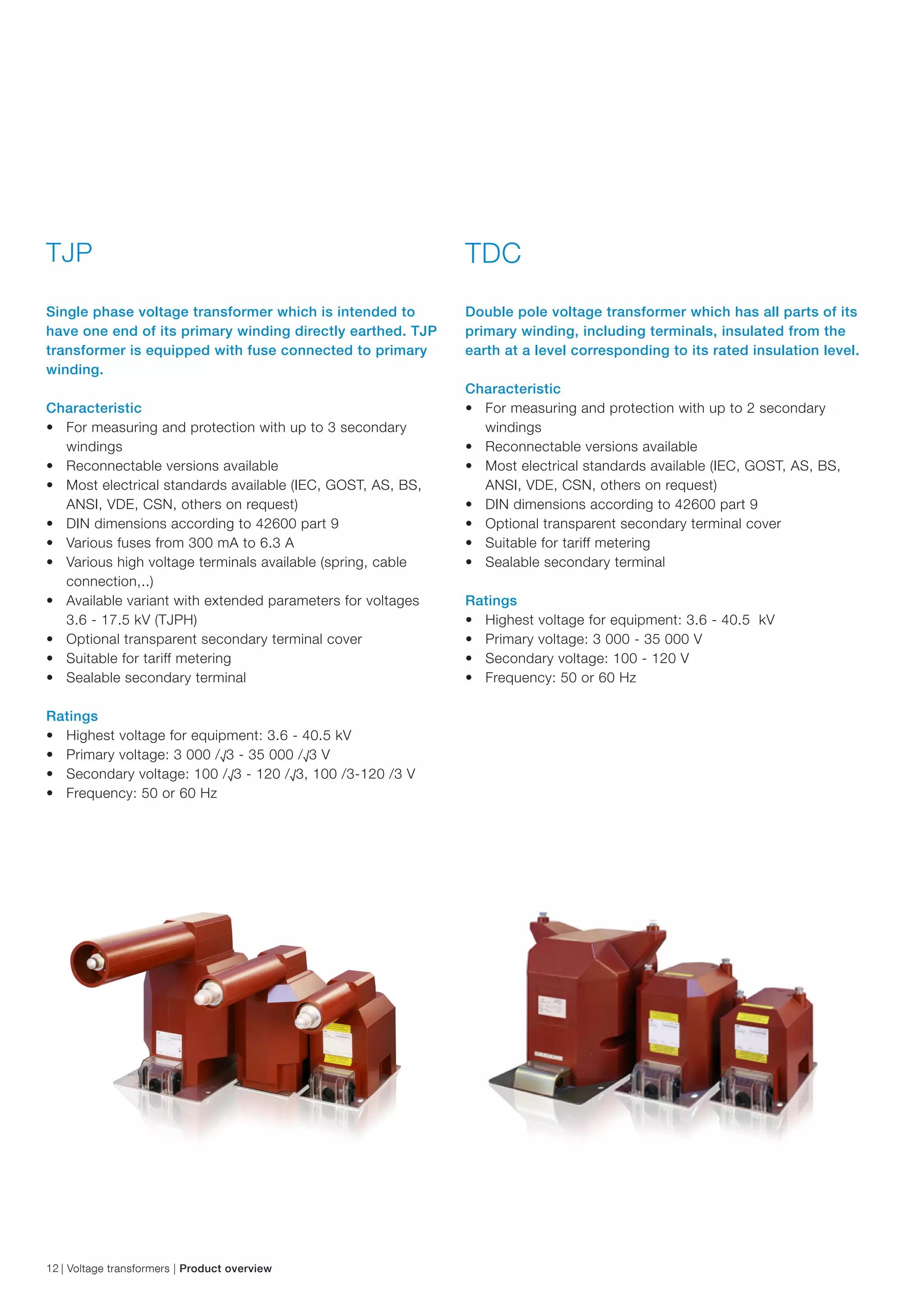 ABB Indoor Current & Voltage Transformers - Instrument Transformers For ...