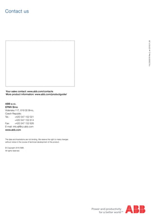 ABB Indoor Current & Voltage Transformers - Instrument Transformers For ...