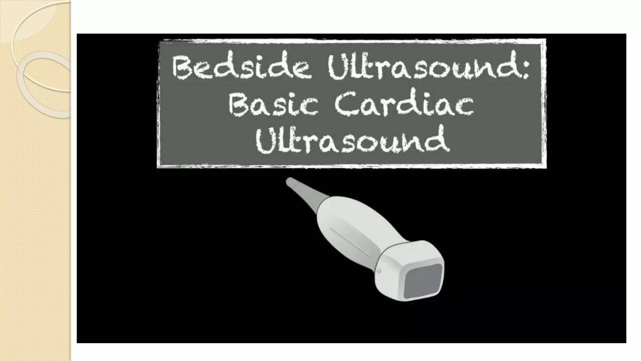 POCUS for Residents of Anesthesia and Critical care | PPTX