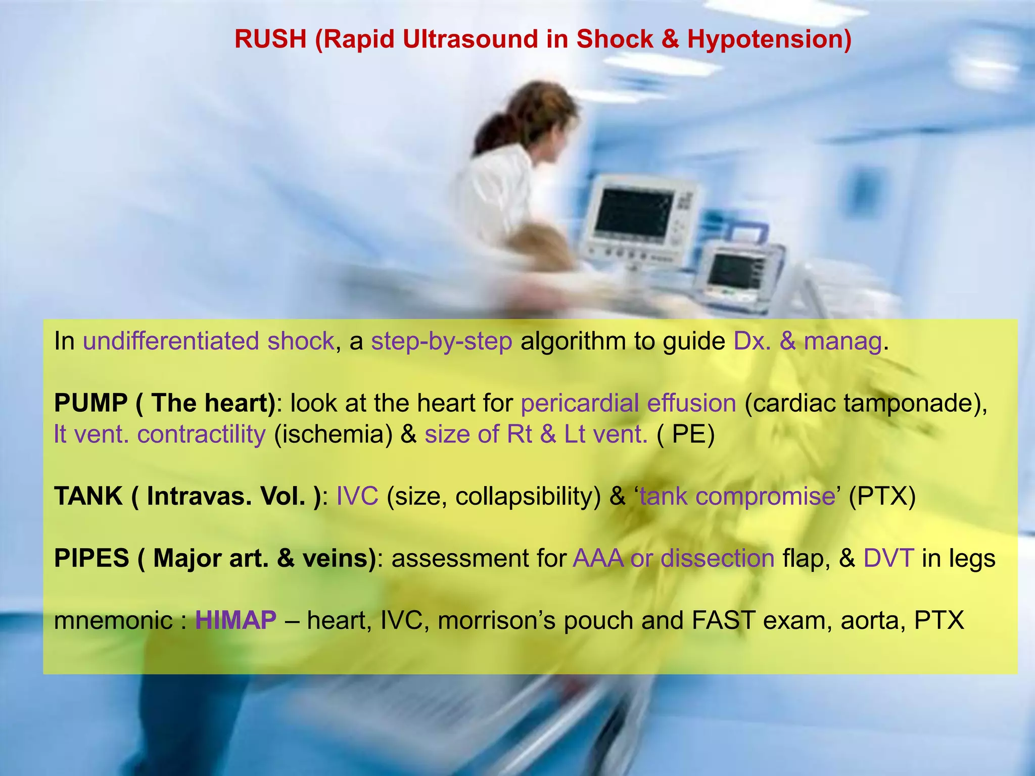 POCUS in critical care Jan 8th 2020 Teh Iran | PPTX