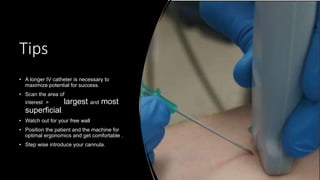 Vascular Access using POCUS Principles and Techniques | PPTX