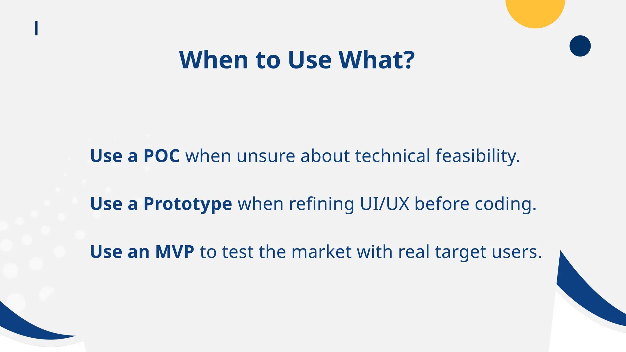 POC vs MVP vs Prototype: What's The Key Differences? | PPTX