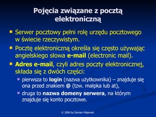 Poczta Elektroniczna | PPT