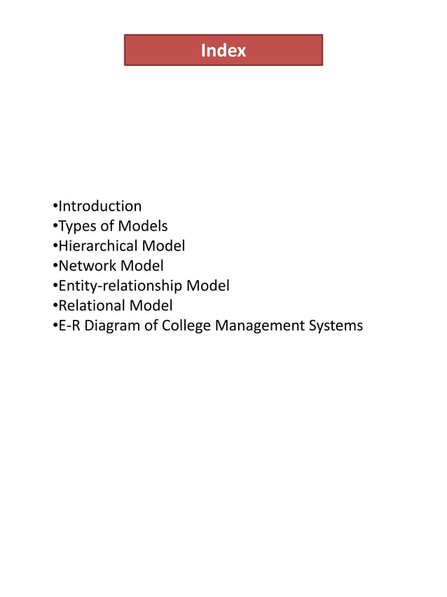 E-R Diagram of College Management Systems | PPTX | Databases | Computer ...