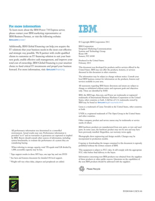 IBM Power 710 Express server | PDF