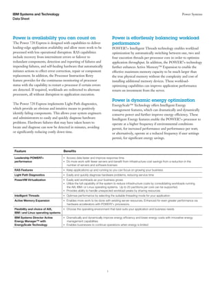IBM Power 720 Express server | PDF