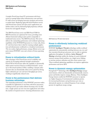 IBM PowerLinux 7R2 server | PDF