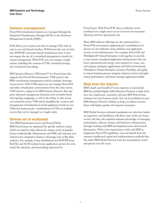 IBM PowerVM for IBM PowerLinux | PDF