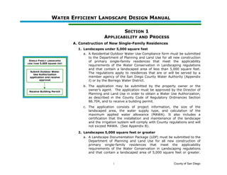 Water Efficient Landscape Design Manual - County of San Diego | PDF