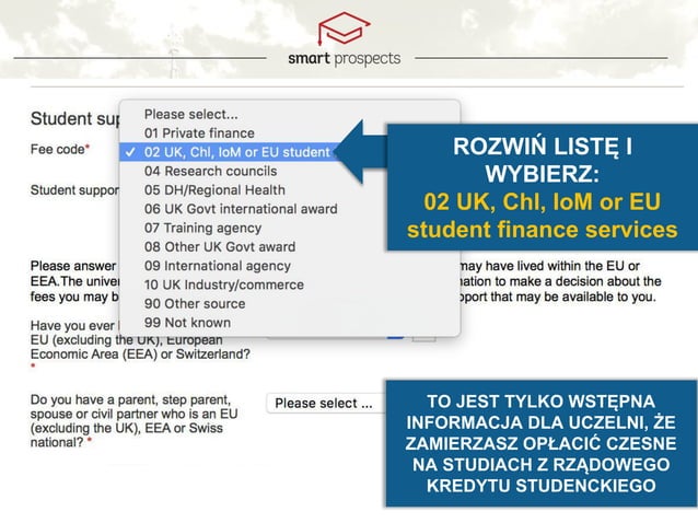 Podanie ucas krok po kroku - Smart Prospects | PPT