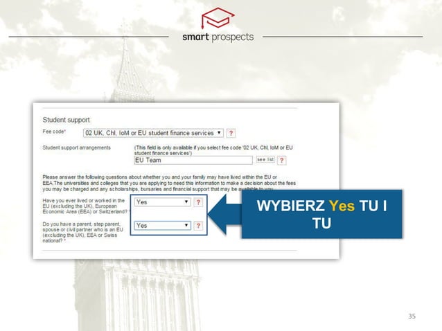 Podanie ucas krok po kroku - Smart Prospects | PPT