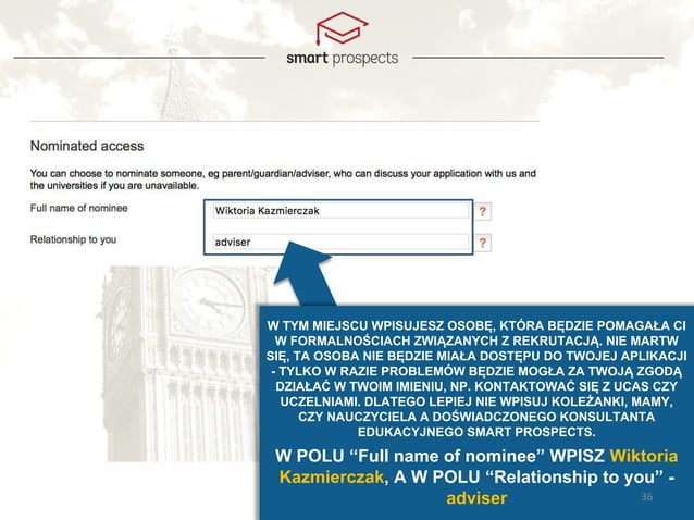 Podanie ucas krok po kroku - Smart Prospects | PPT