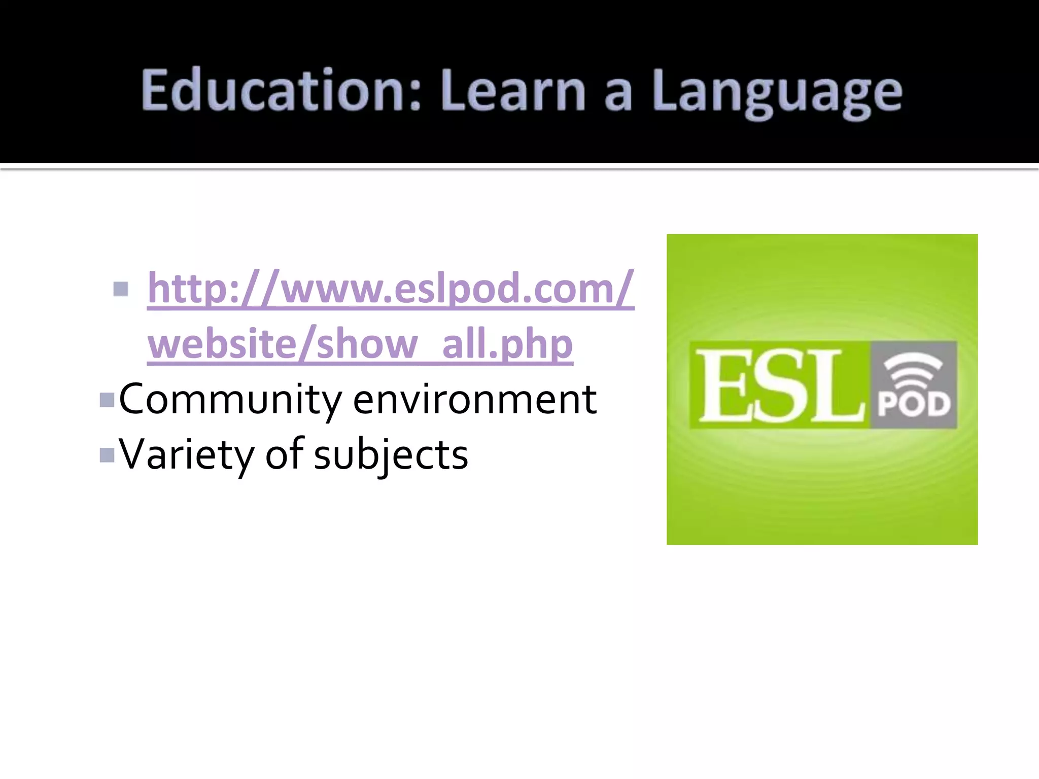 Podcast presentation | PPTX