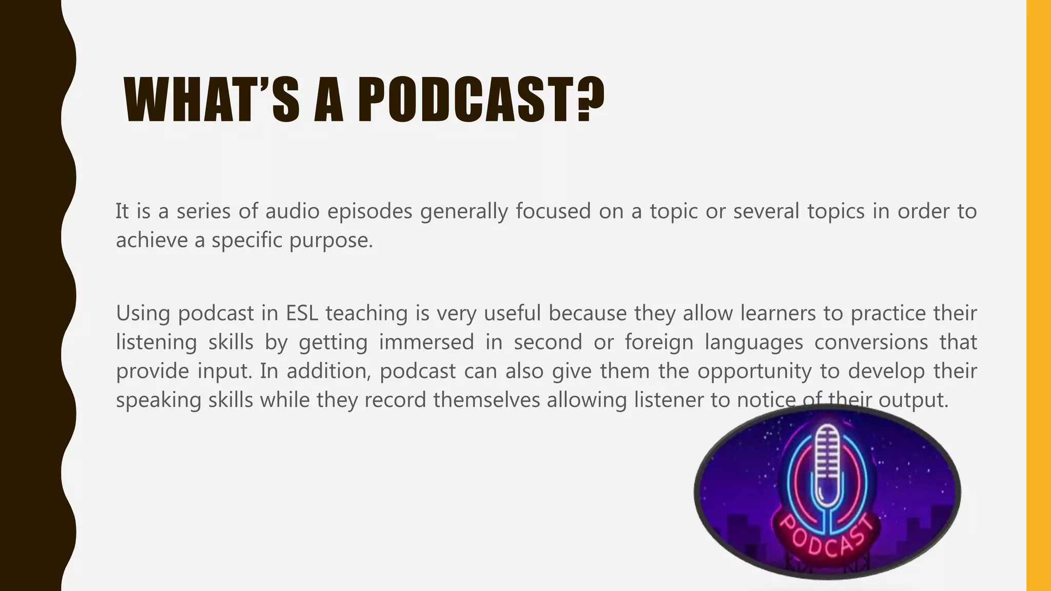 Podcast format | PPT