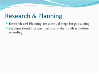 Podcasting Made Easy | PPT