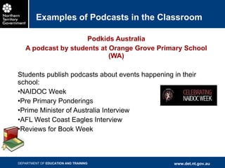 Podcasting and Vodcasting for Sharing Learning | PPT