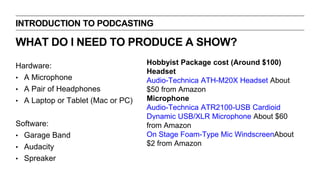 Introduction to Podcasting | PPTX