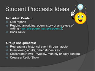 Podcasting In Your Classroom | PPTX