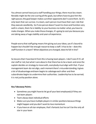 Podcast on Not a Team Player | PDF