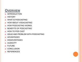 Podcast ppt | PPTX