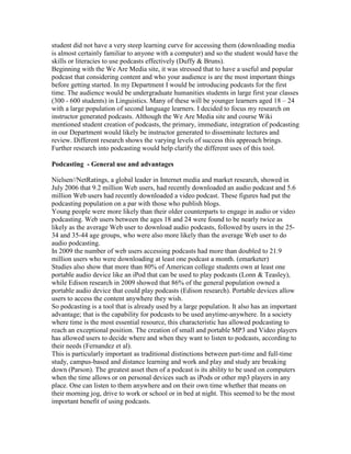 Podcast Presentation | PDF