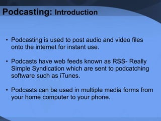 Podcast workshop | PPT
