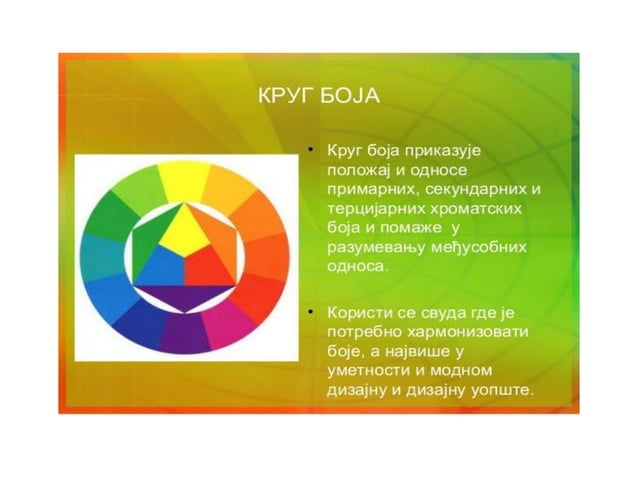 Podela i mesanje boja | PPTX