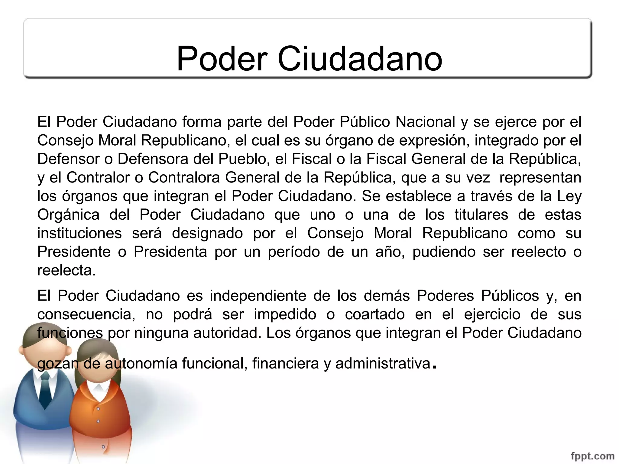 Poder ciudadano | PPT | Civic affairs | Politics