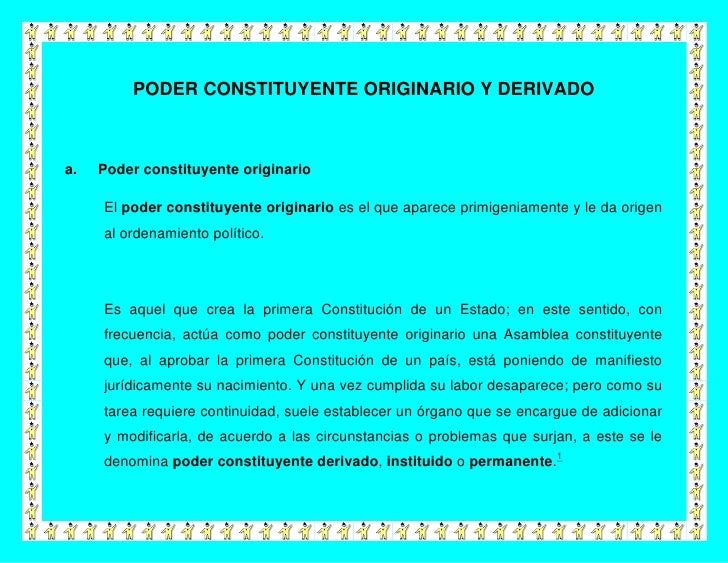 Que Es El Poder Constituyente Originario En Mexico - Descargar Pdf