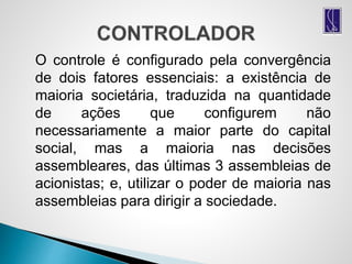 Poder de Controle nas S.As
