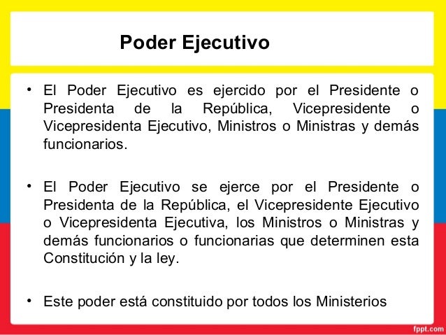 Poder Ejecutivo
