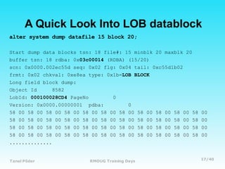 Oracle LOB Internals and Performance Tuning | PDF