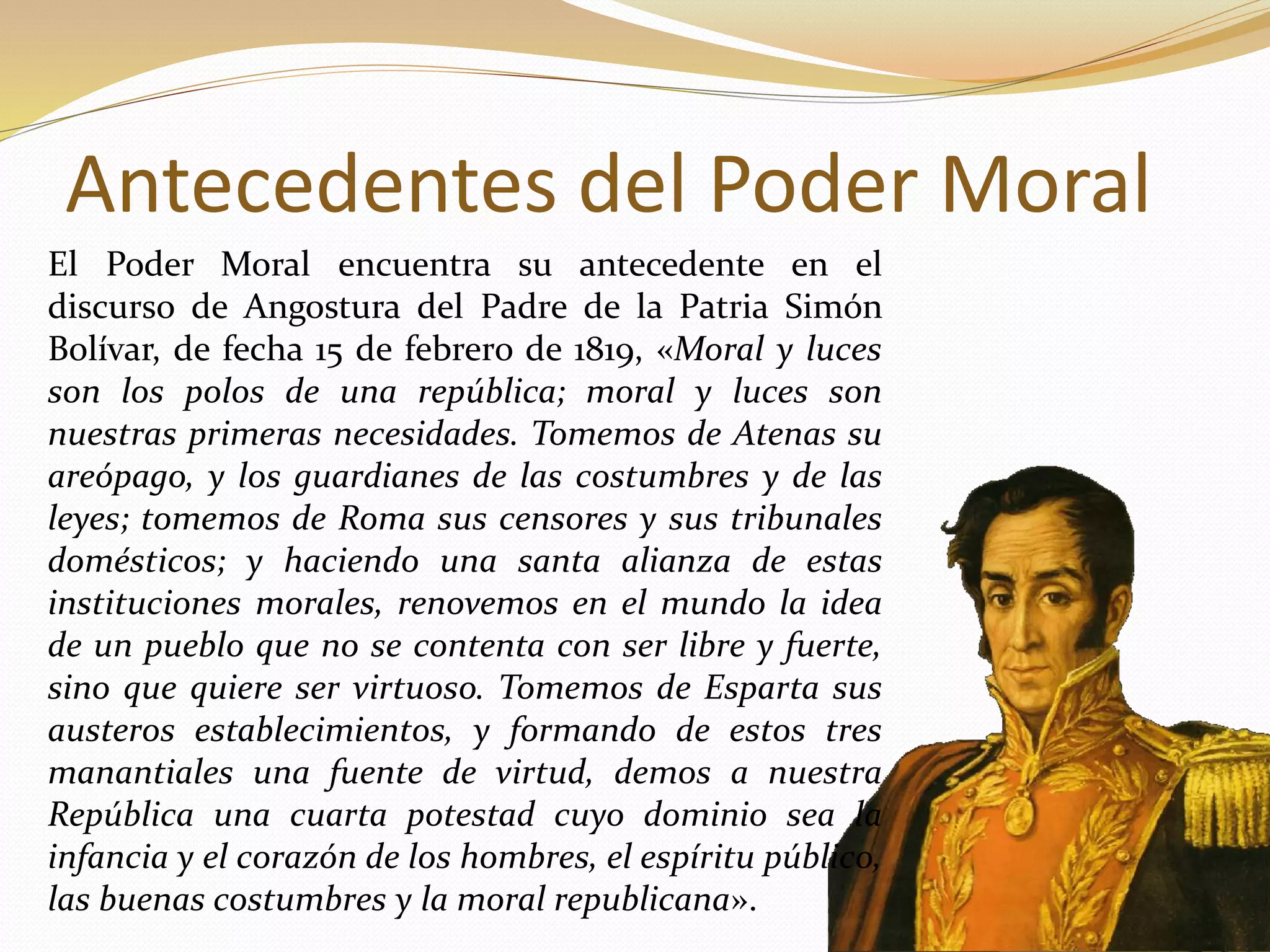 Poder Moral Republicano | PPT