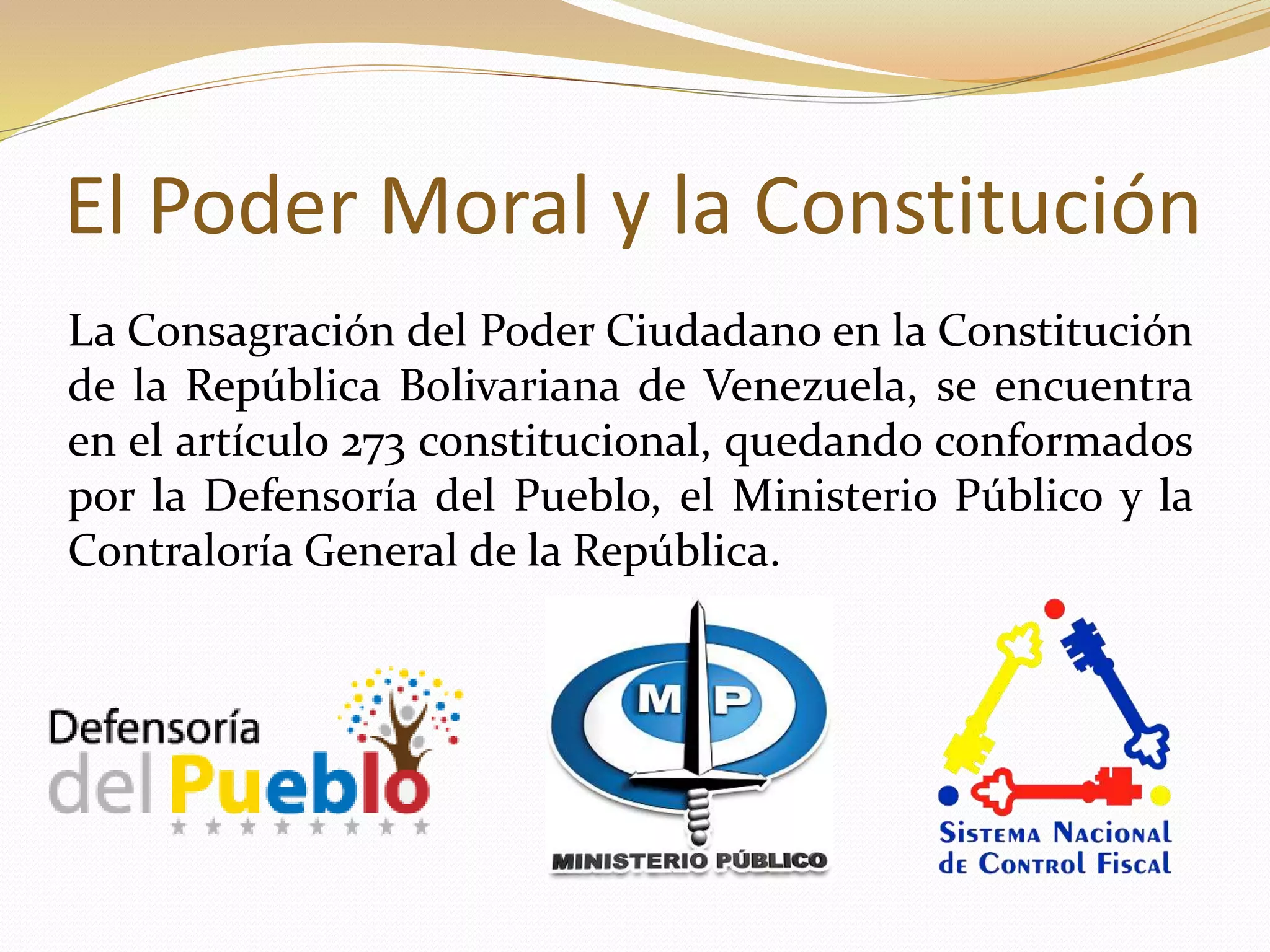 Poder Moral Republicano | PPT