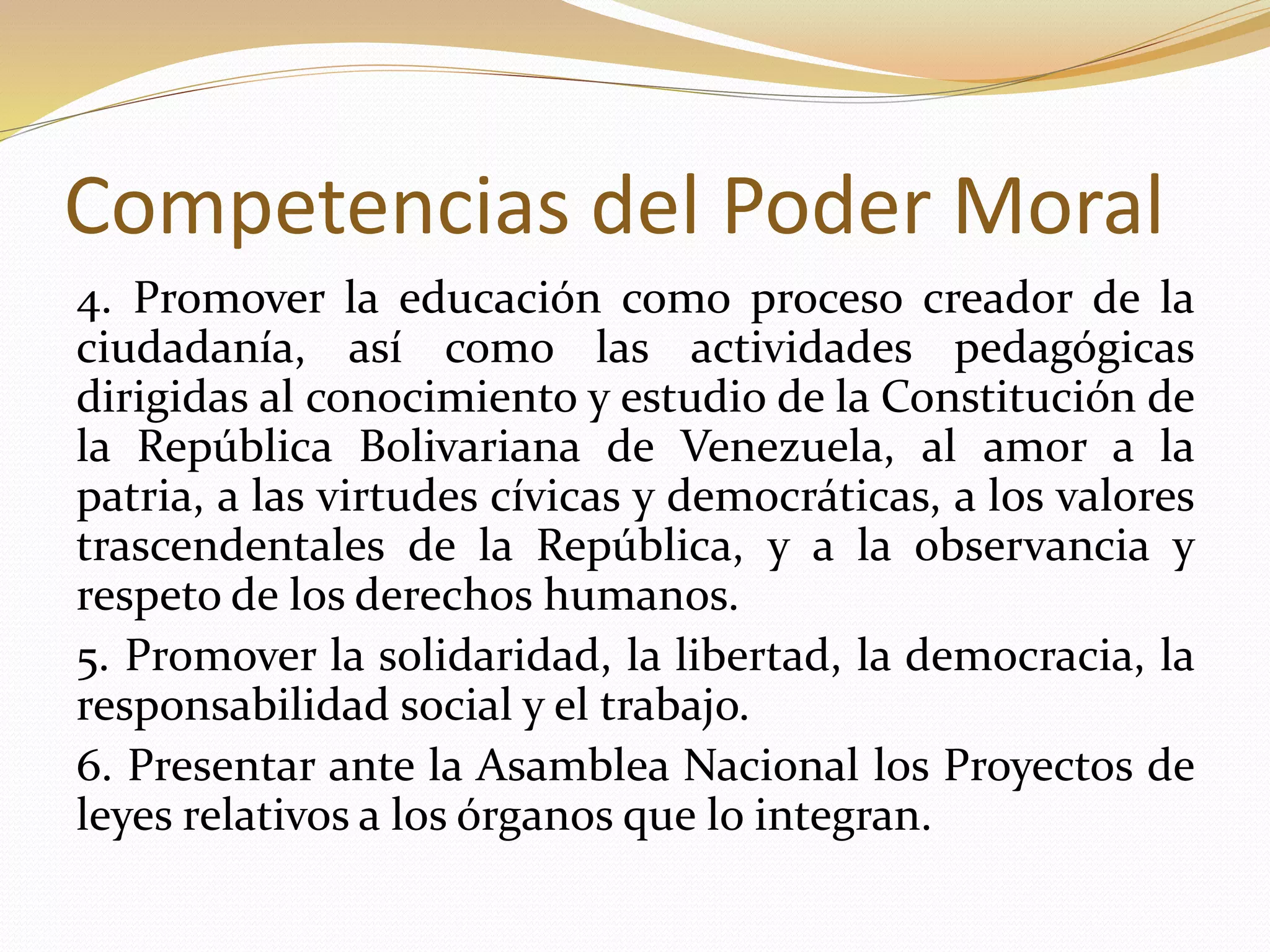 Poder Moral Republicano | PPT
