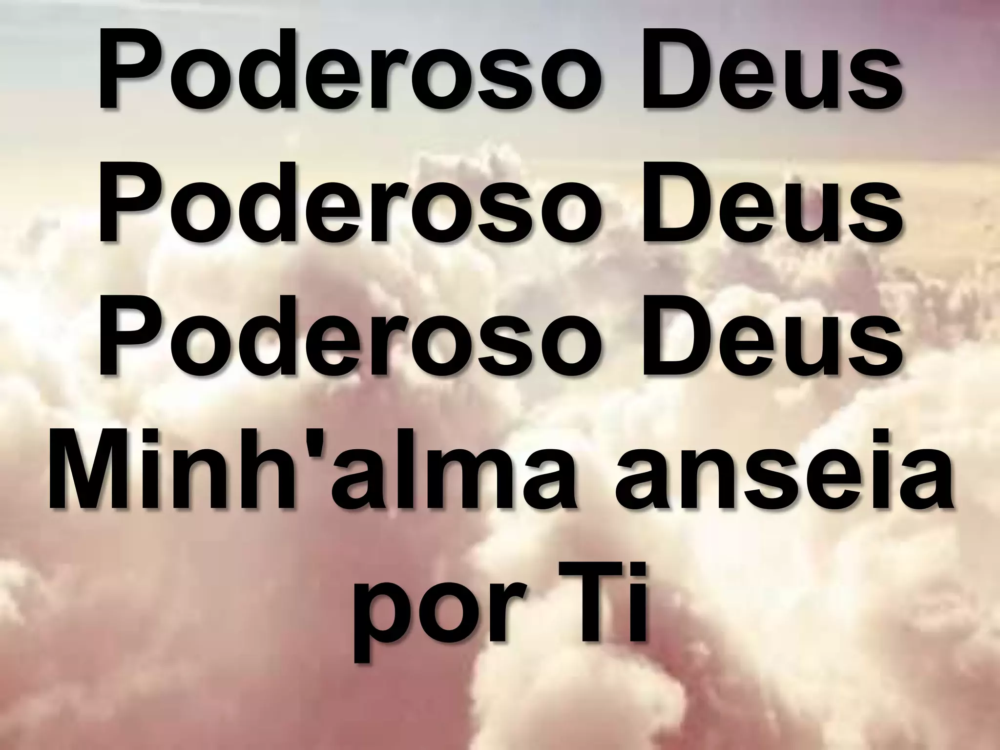 Poderoso deus | PPT
