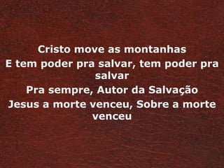 Poder pra salvar - Aline Barros | PPTX