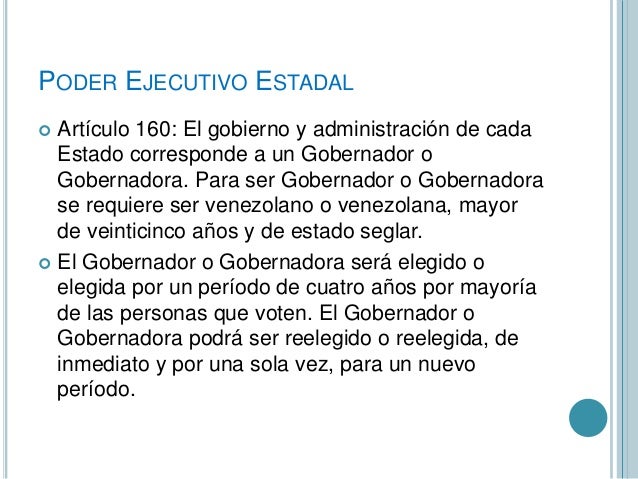 Que Es El Poder Publico Estadal Y Como Esta Conformado - Solo Para ...
