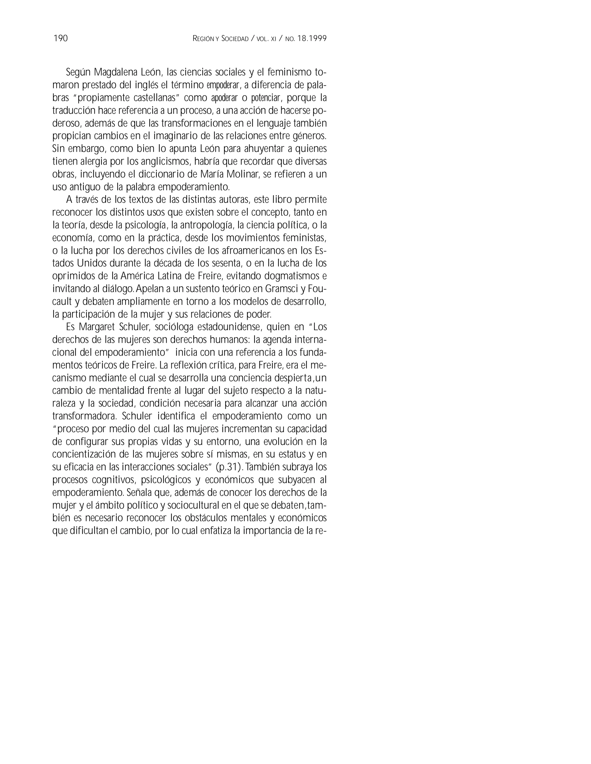 Poder y empoderamiento de las mujeres | PDF