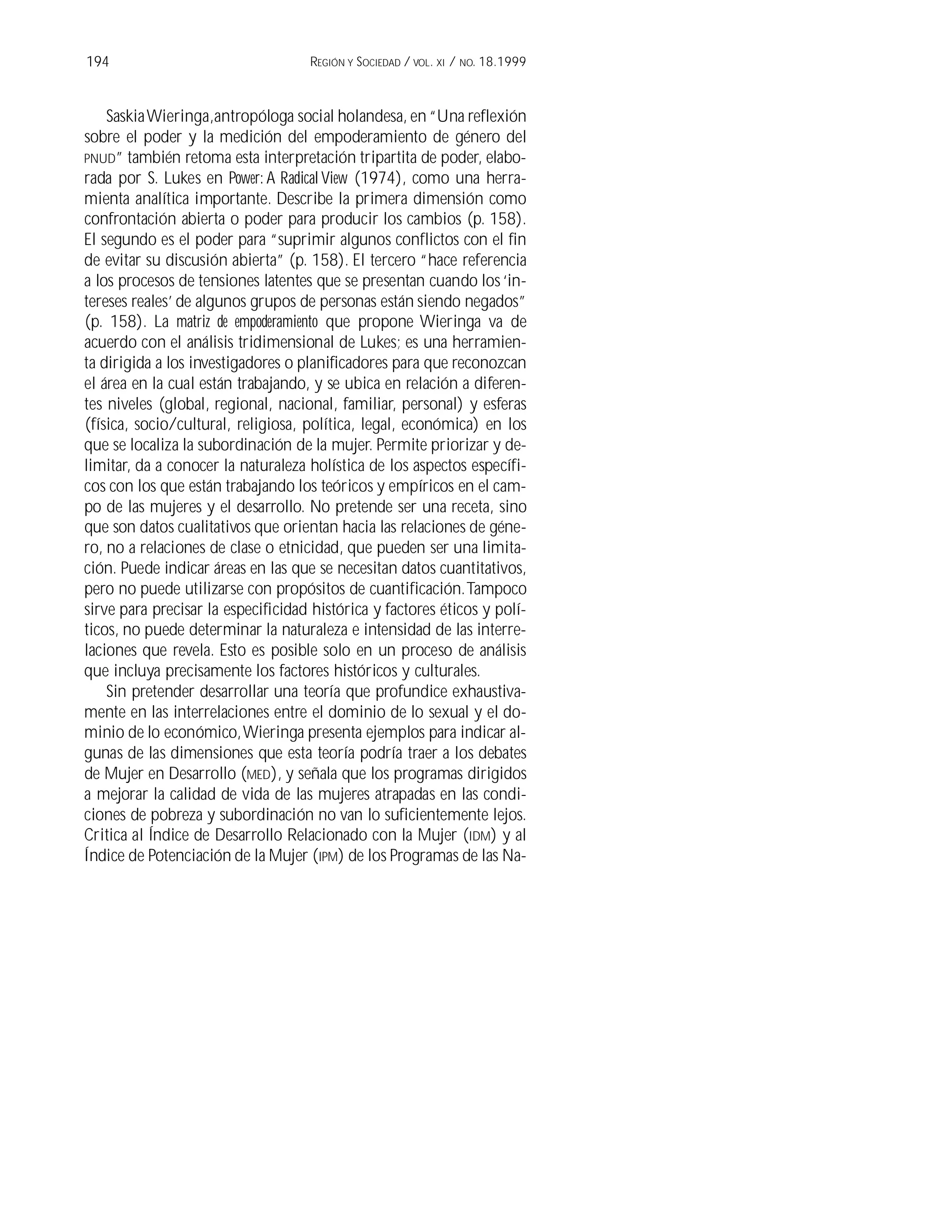 Poder y empoderamiento de las mujeres | PDF
