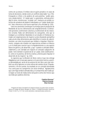 Poder y empoderamiento de las mujeres | PDF