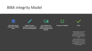 Security Architecture-Security Models | PPTX | Databases | Computer ...
